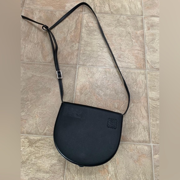 Loewe | Bags | Loewe Small Heel Pouch In Calfskin Black New Without ...